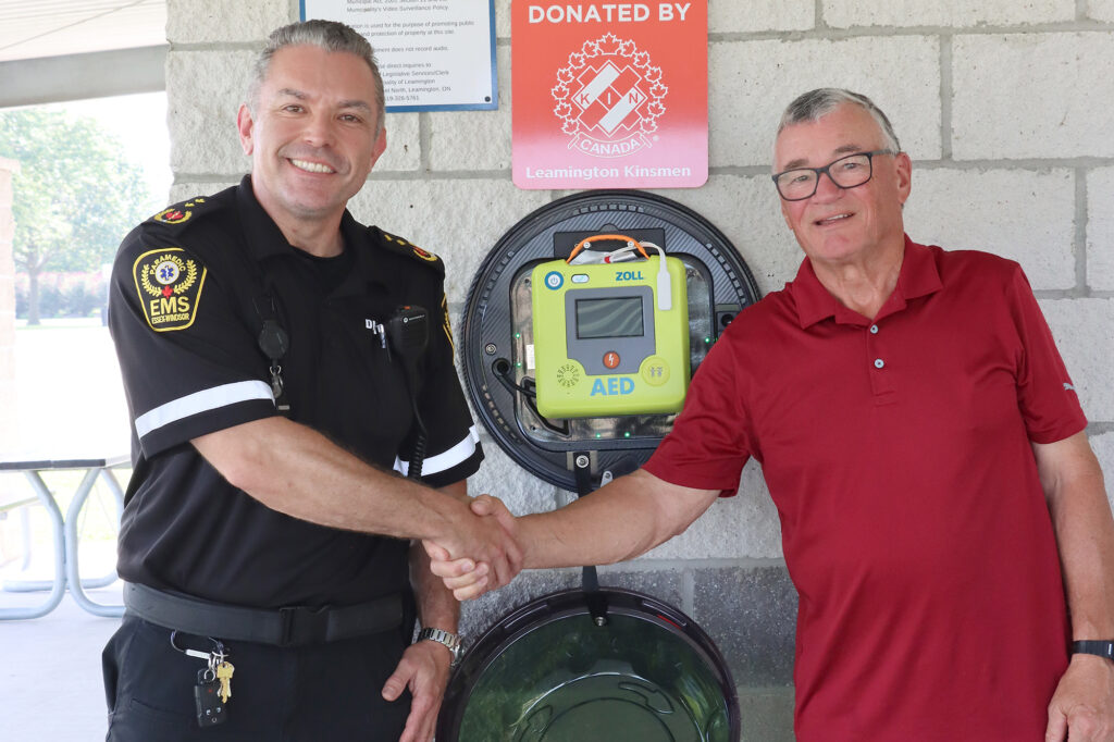 More outdoor defibrillators in Leamington, Kingsville, Pelee Island ...