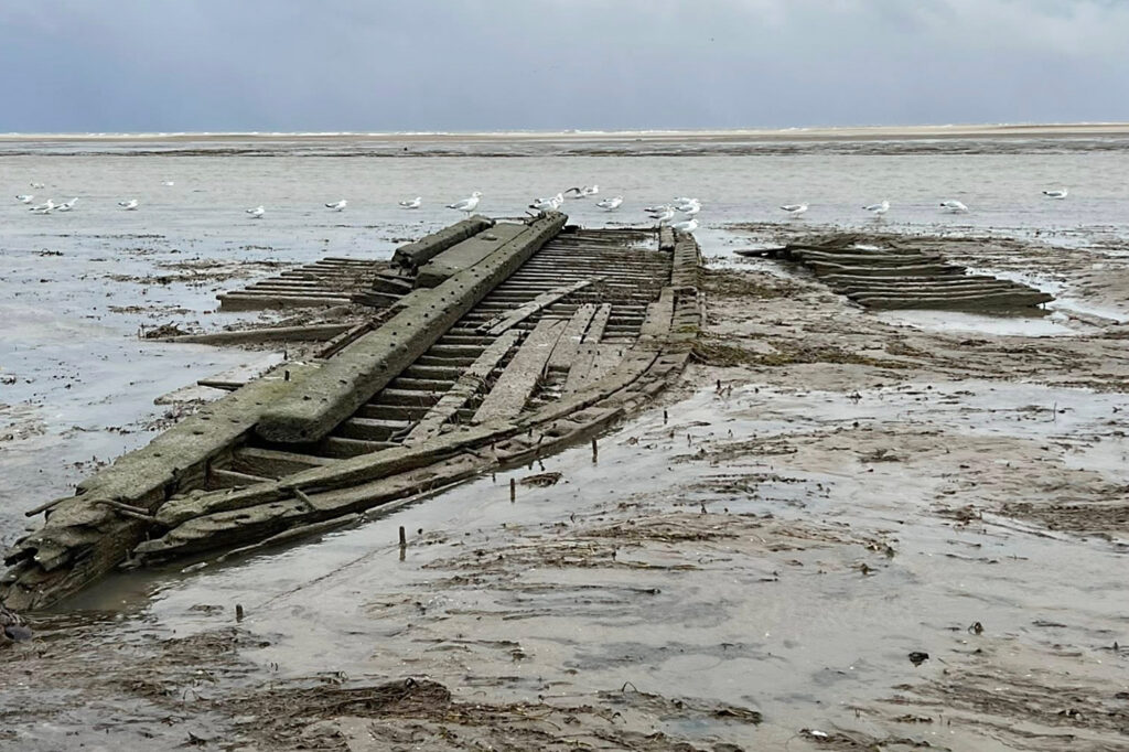 Kingsville shipwreck seiche reveals century-old wreck on shoreline ...